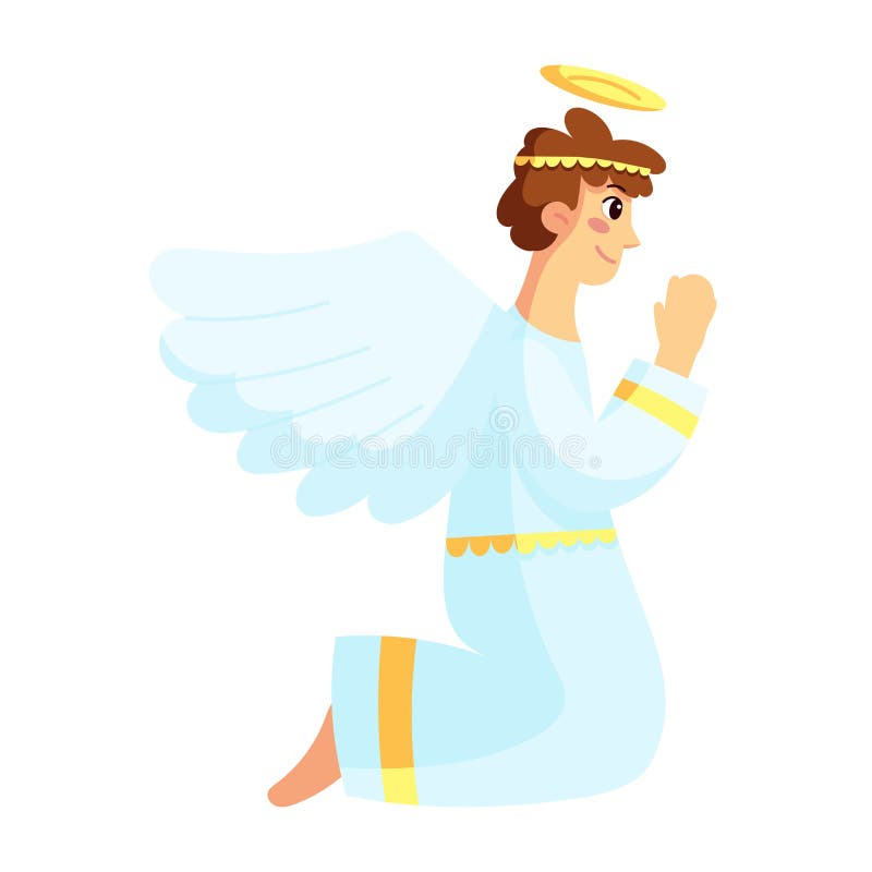 Isolated Angel Belen Vector Illustration Stock Illustration ...