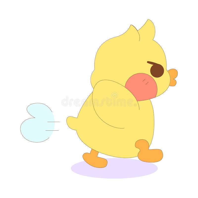 Isolated Angry Chick Cartoon Character Vector Stock Vector ...