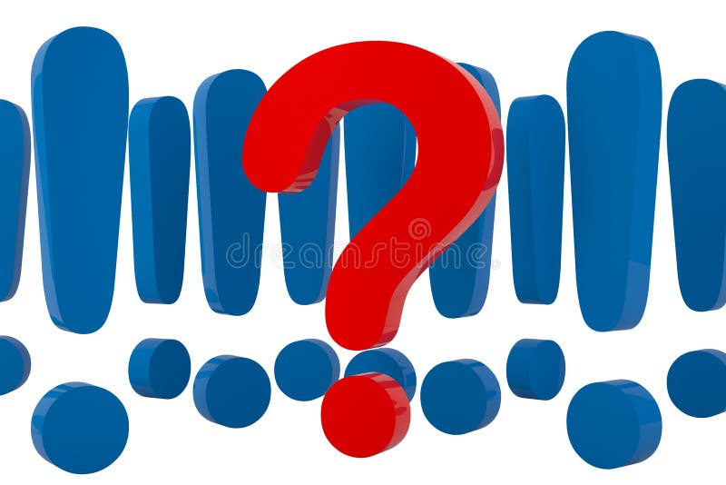 Isolated Answers and Questions Stock Illustration - Illustration of ...