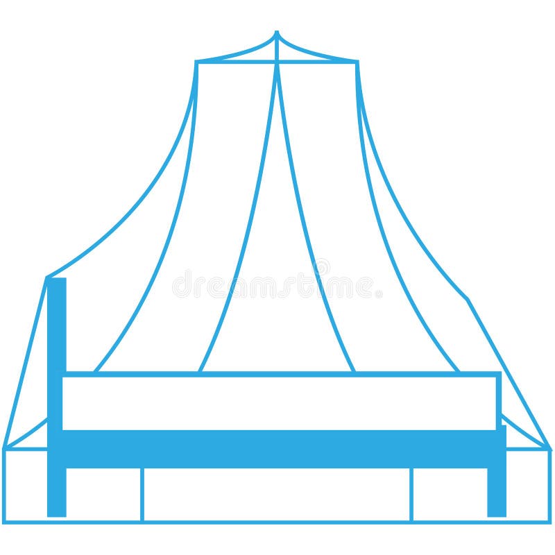 Bed Mosquito Net Stock Illustrations – 152 Bed Mosquito Net Stock ...