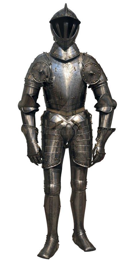 Isolated antique knight stock photo. Image of dospekh - 27691492