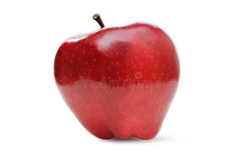 Isolated apple stock photo. Image of close, color, refreshment - 20037230