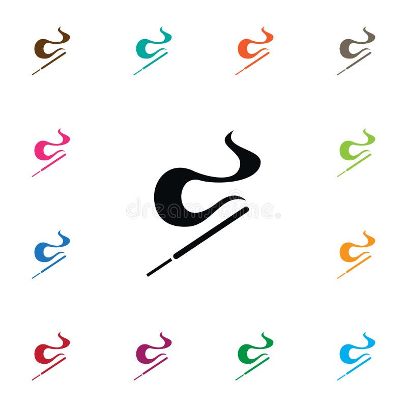 Isolated Aromatic Stick Icon. Smell Vector Element Can Be Used for ...