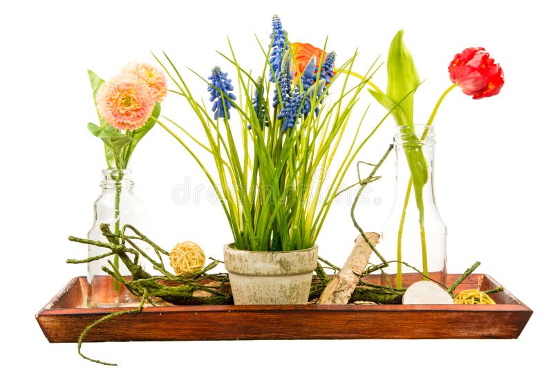 Isolated Artificial Flower Deco Stock Photo - Image of wooden, deco ...