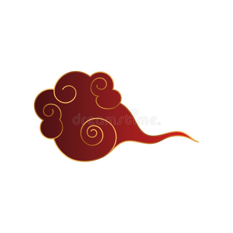 Traditional Cloud Blue Chinese Cloud Design Clipart Vector 5 Stock ...