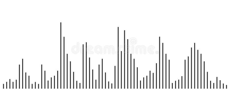 Isolated Audio Levels Display Vector Stock Vector - Illustration of ...