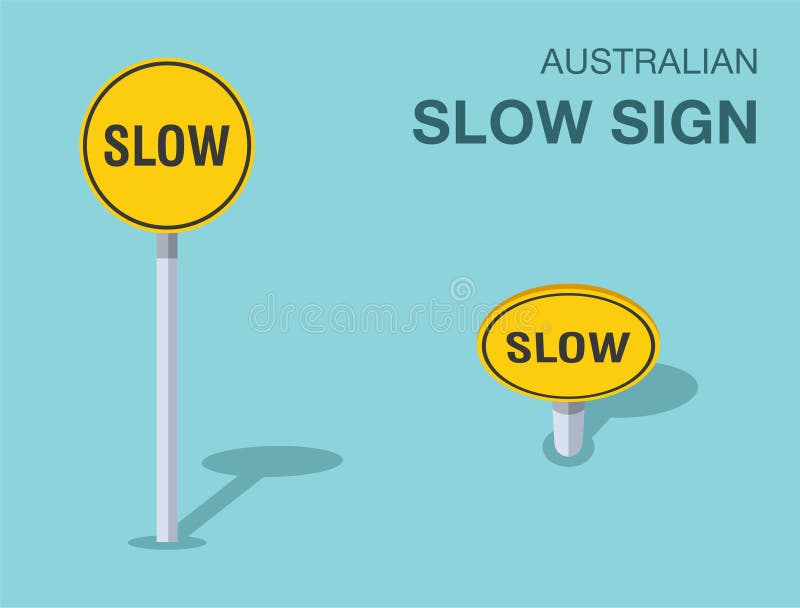 Isolated Australian T-junction Beyond a Curve To Left Sign. Front and ...