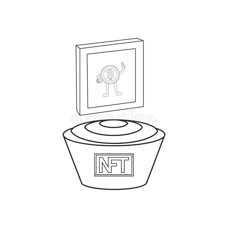 Isolated Avatar Animated Ntf Draw Ilustration Vector Stock Vector ...