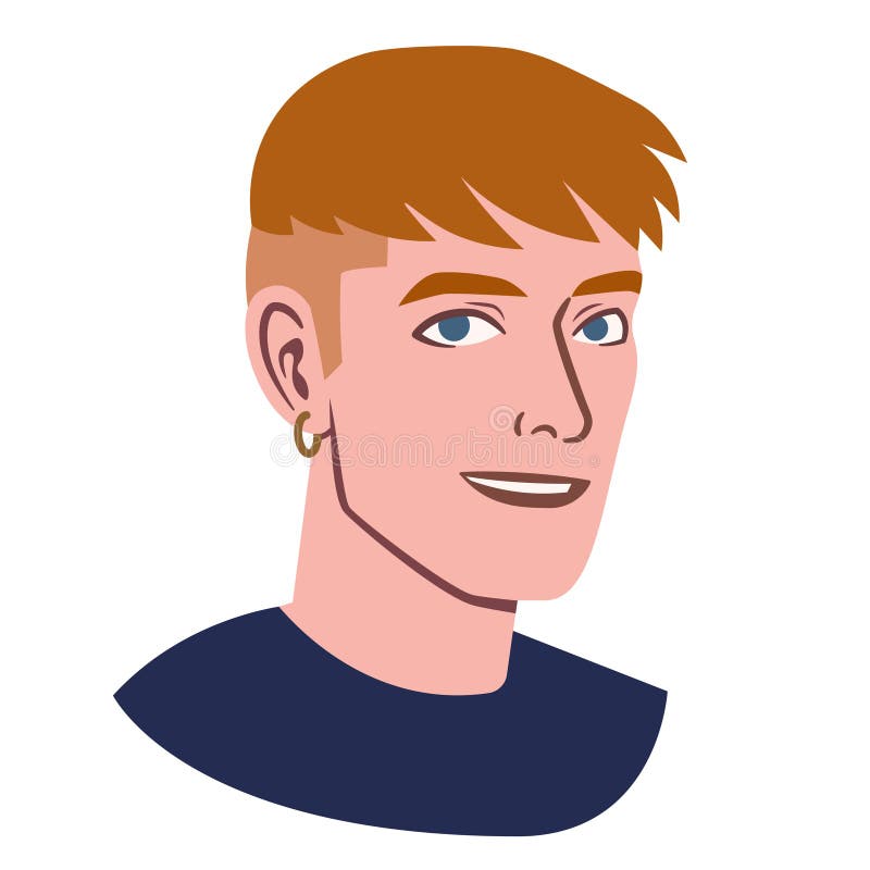 Isolated avatar of a man stock vector. Illustration of vector - 225028586