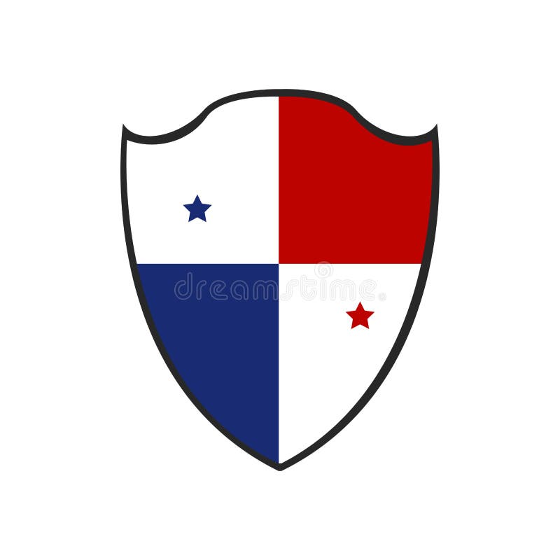 Isolated badge of Panama stock vector. Illustration of emblem - 83778294