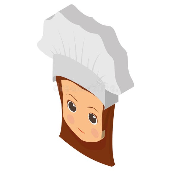 Isolated baker avatar stock illustration. Illustration of generated ...
