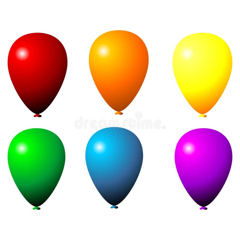 Separate Balloons Stock Illustrations – 219 Separate Balloons Stock ...