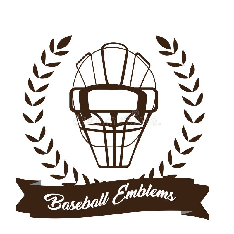 Isolated baseball emblem stock vector. Illustration of professional ...