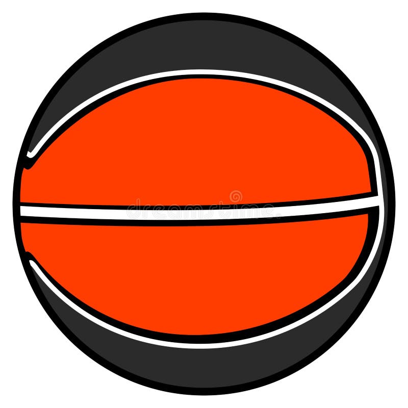 Comic basketball emblem stock illustration. Illustration of basketball ...