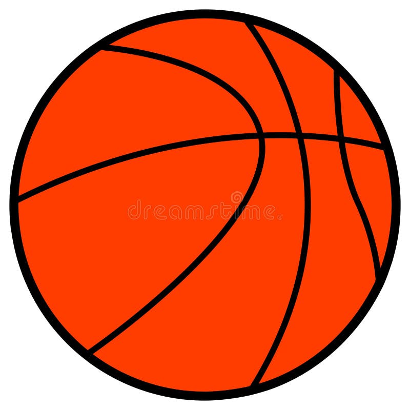 Comic basketball emblem stock illustration. Illustration of basketball ...