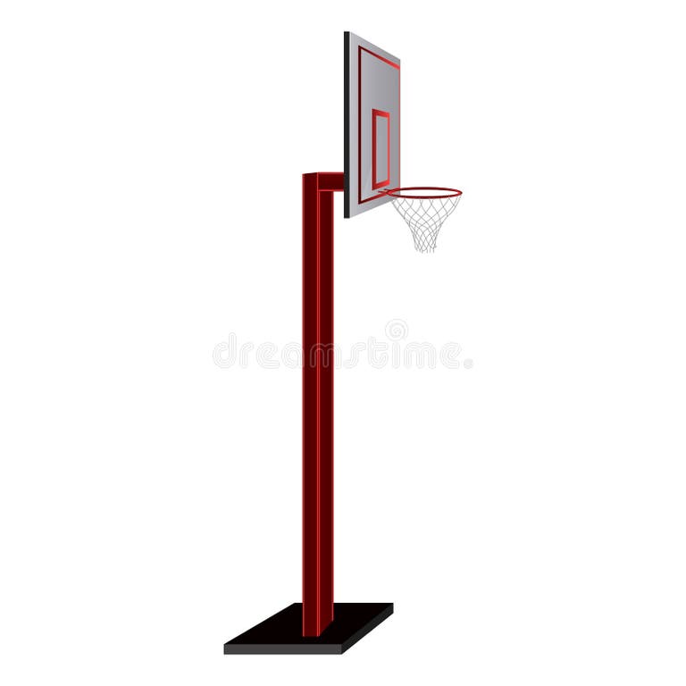 Isolated basketball net stock illustration. Illustration of dunk - 94932469