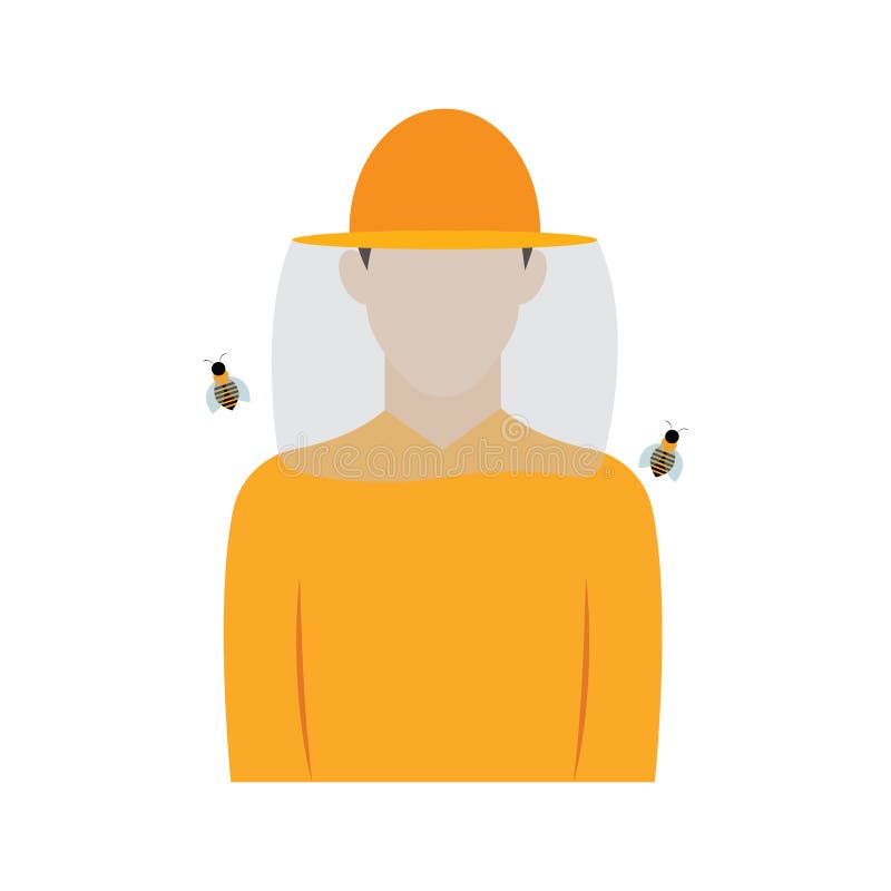 Isolated beekeeper icon stock vector. Illustration of agriculture ...