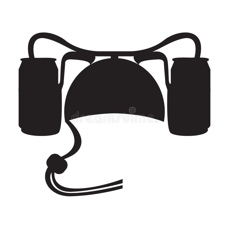 Isolated beer hat stock vector. Illustration of design - 97631106