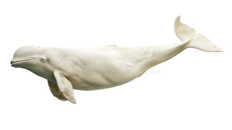 Isolated Beluga Whale stock photo. Image of fauna, underwater - 384225148