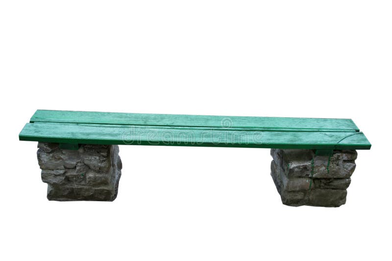 Green bench stock image. Image of antique, garden, furnishing - 167424083