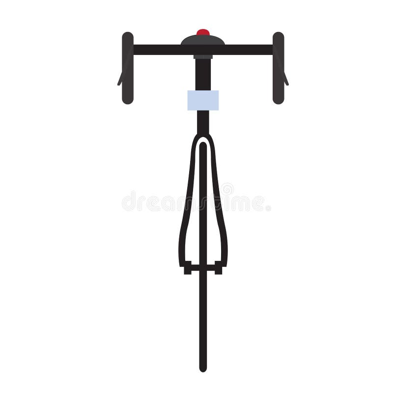 Bicycle front view stock vector. Illustration of active - 116302379