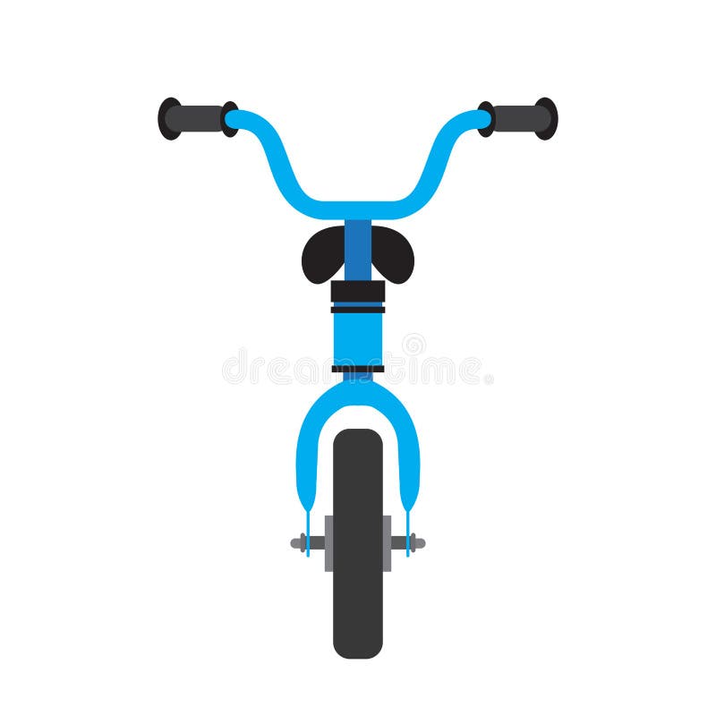 Bicycle front view stock vector. Illustration of cycle - 116302385