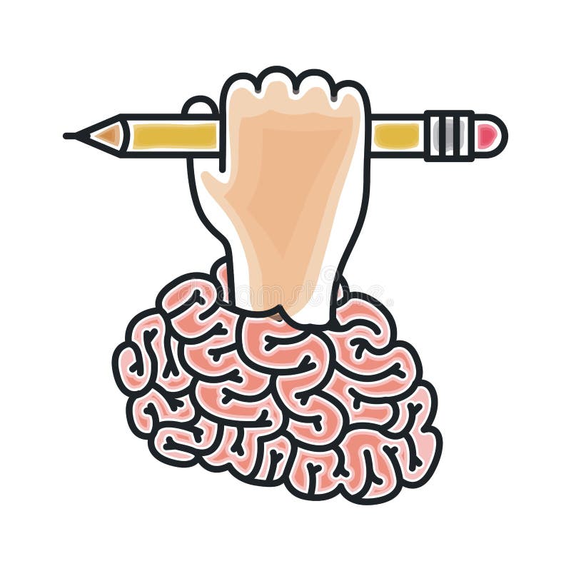 Isolated Big Idea Draw Design Stock Vector - Illustration of leader ...