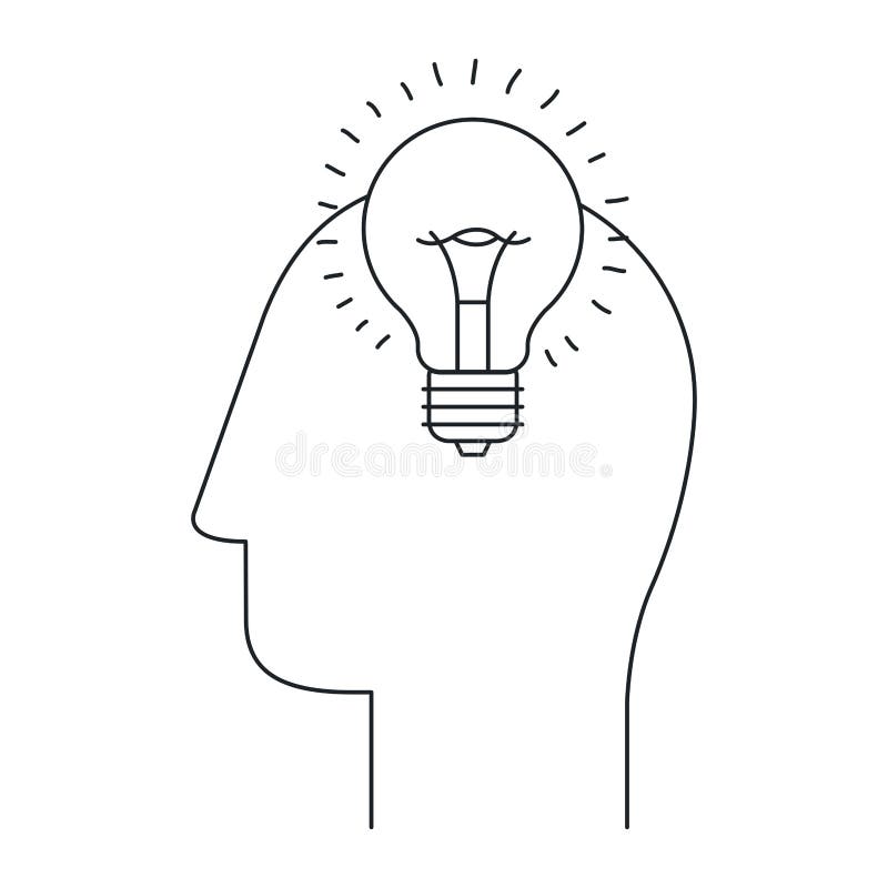 Isolated Big Idea Draw Design Stock Vector - Illustration of invention ...