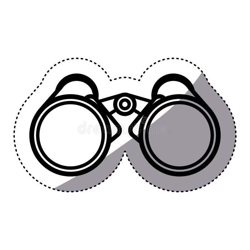 Isolated binocular design stock vector. Illustration of looking - 81868548
