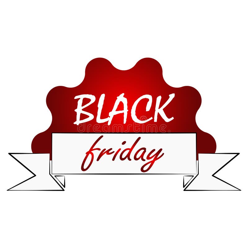 Isolated Black Friday Label Stock Vector - Illustration of retail ...