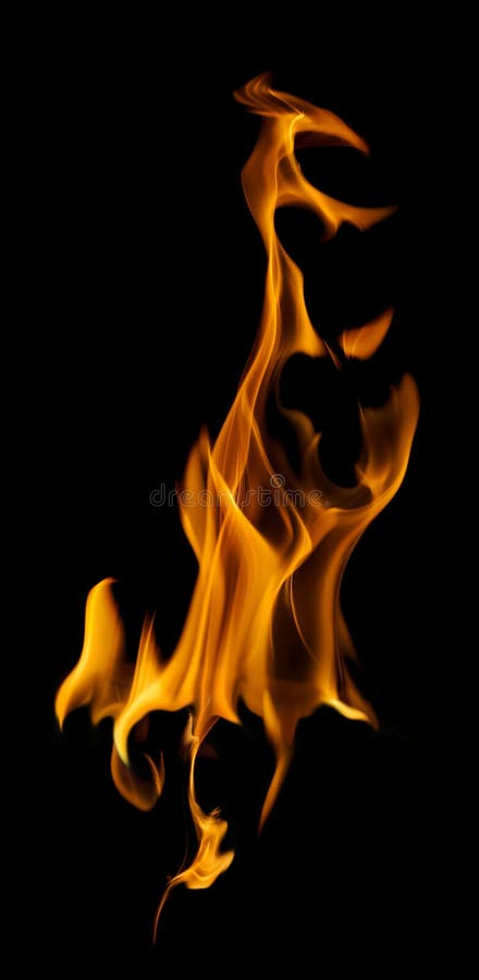 Isolated on Black Orange Fire Spark Stock Photo - Image of luminosity ...