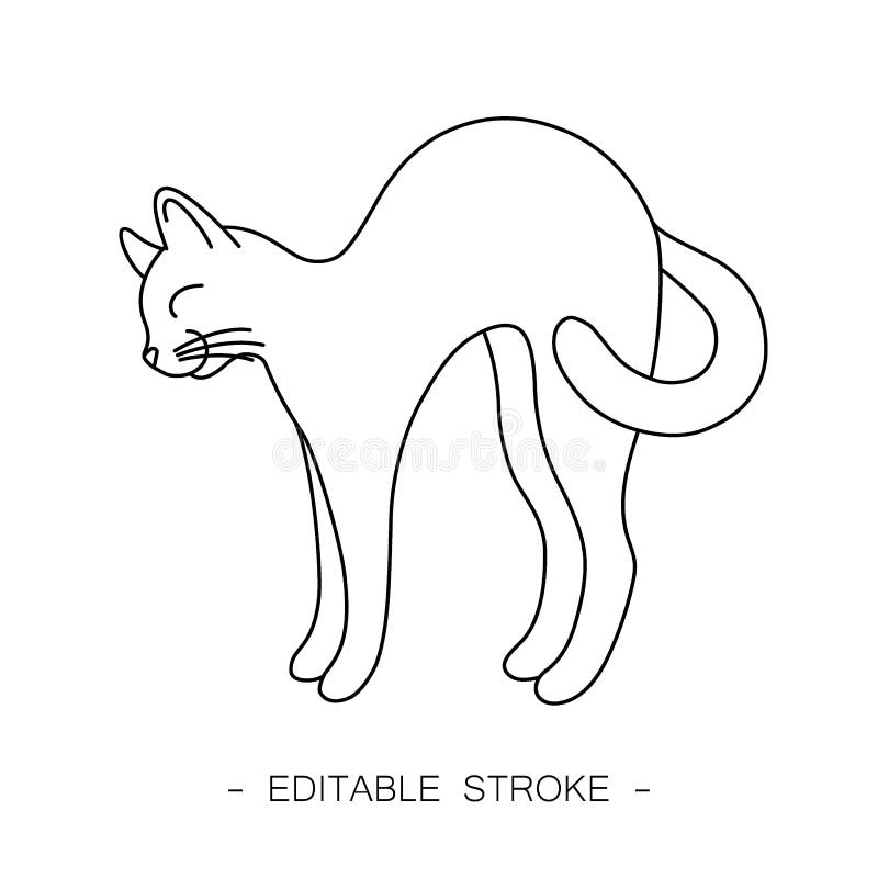 Arching Cat Stock Illustrations 112 Arching Cat Stock Illustrations