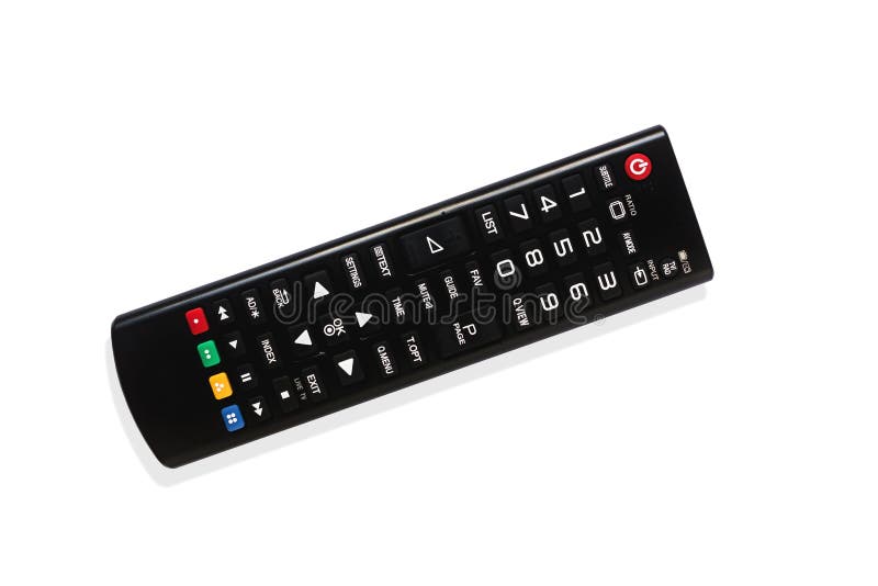 Black LED Tv Television Screen Blank Isolated on White Stock Image ...