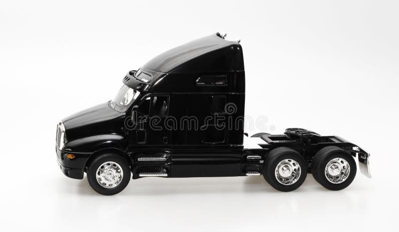 Isolated black truck stock photo. Image of haul, logistic - 4101212