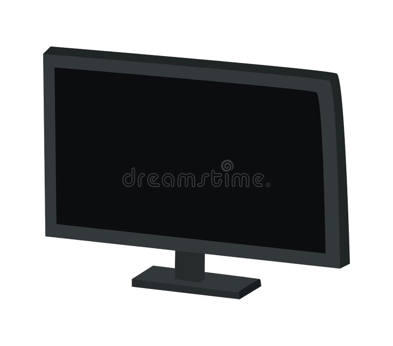 Isolated Black Tv Vector Design Stock Vector - Illustration of design ...