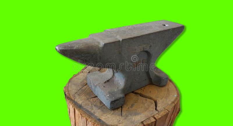 Isolated blacksmith anvil stock photo. Illustration of metallic - 242267786