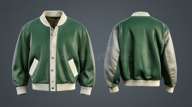 Blank Varsity Jacket Template Stock Photos - Free & Royalty-Free Stock ...