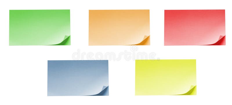Postit post it note paper stock image. Image of notes - 2671929