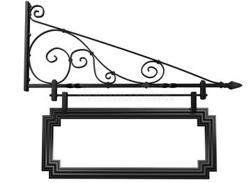 Fancy Hanging Sign Illustration Stock Illustrations – 42 Fancy Hanging ...