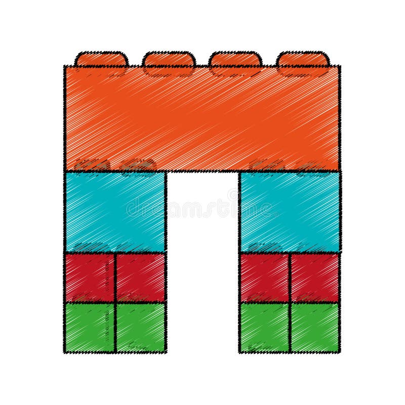 Isolated block toy design stock vector. Illustration of design - 81409363