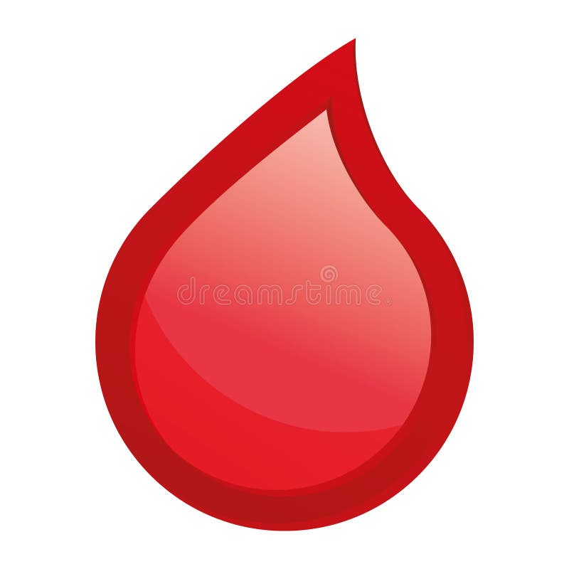 Isolated blood drop icon stock vector. Illustration of blood - 180334781