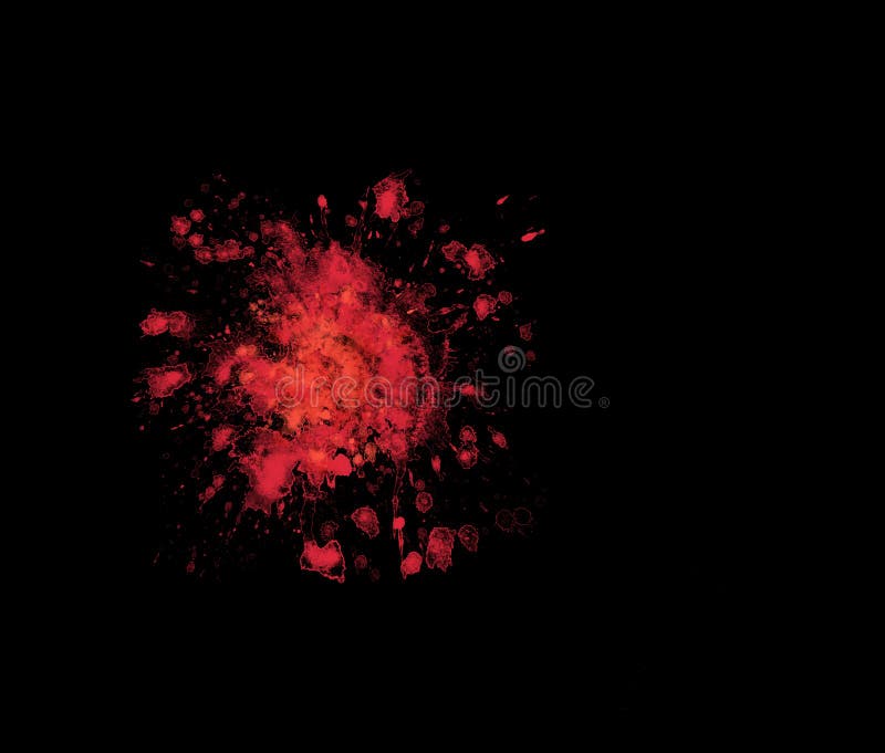 Blood Stain Black Background
