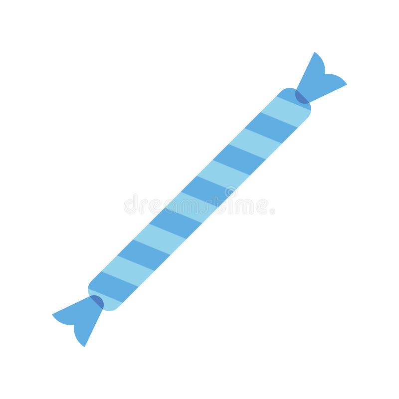 Blue Candy Icon Isolated on Blue Background. Happy Valentines Day ...