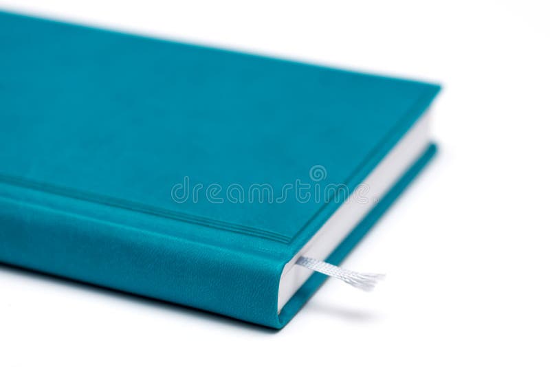 Isolated blue notebook stock photo. Image of message - 52671322