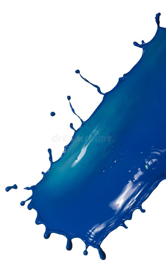 Blue Paint Splash Png