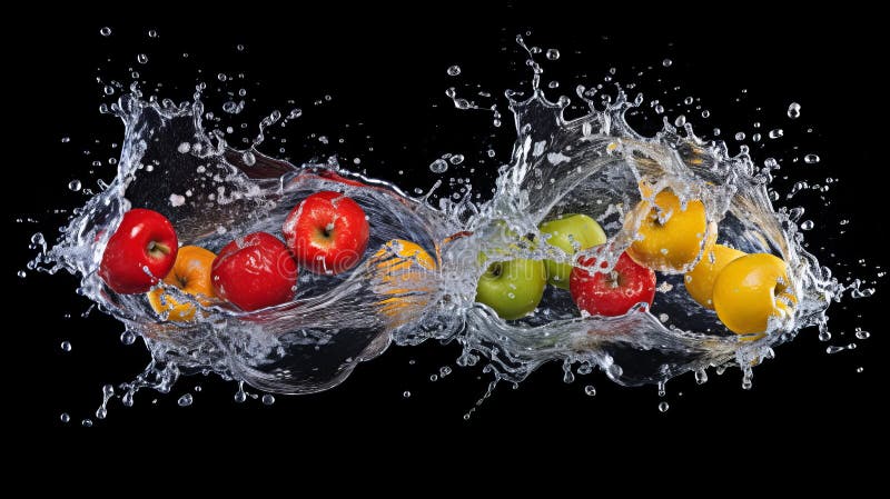 Isolated Blue Water Splashes on White Background, Perfect for Design ...