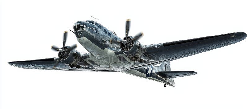 Isolated Bomber Aircraft Against a Transparent Background. Stock Photo ...