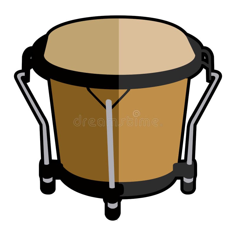 Isolated bongo drum icon stock vector. Illustration of design - 94765379
