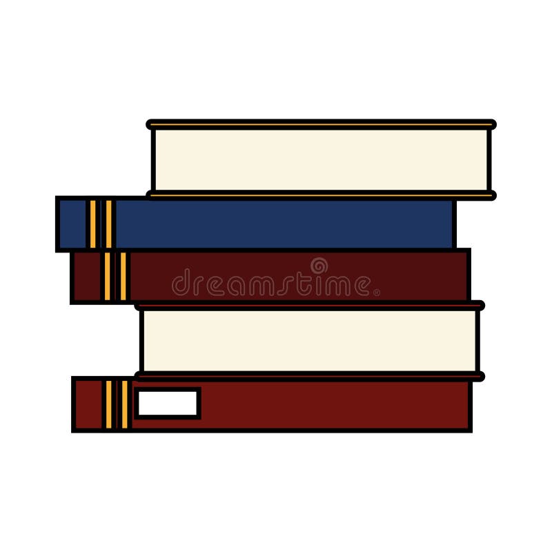 Isolated books design stock vector. Illustration of design - 81358241