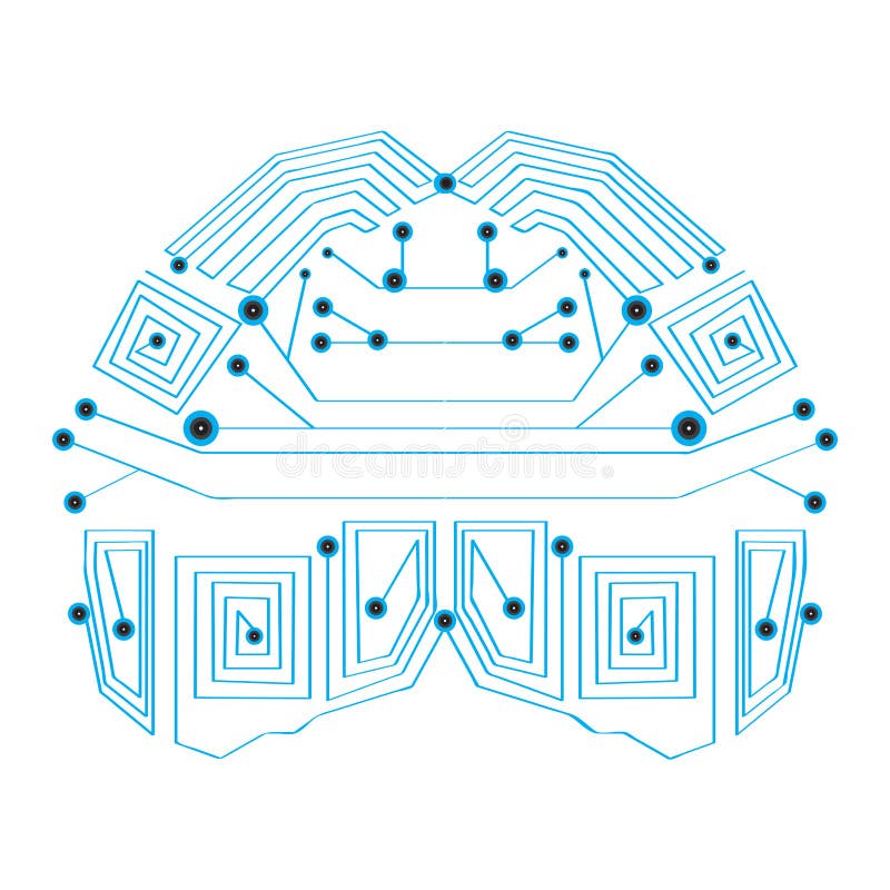 Isolated Brain Network Icon. Artificial Intelligence Stock Vector ...